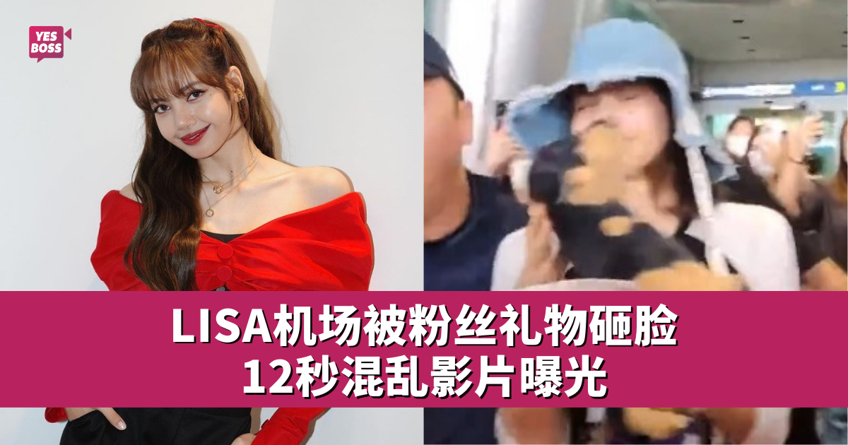 LISA正脸被砸中痛摸鼻梁 保镖也档不住 - 娱乐星闻 - YesBoss